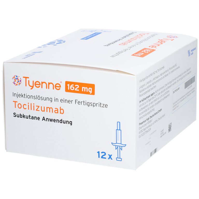 TYENNE 162 mg/0,9 ml Inj.-Lösung i.e.Fertigspr. 12 St mit dem E-Rezept ...