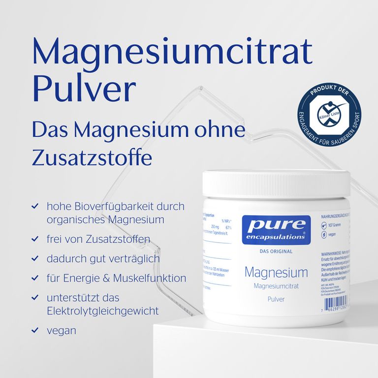 Pure Encapsulations® Magnesium Magnesiumcitrat Pulver 107 g - Shop Apotheke