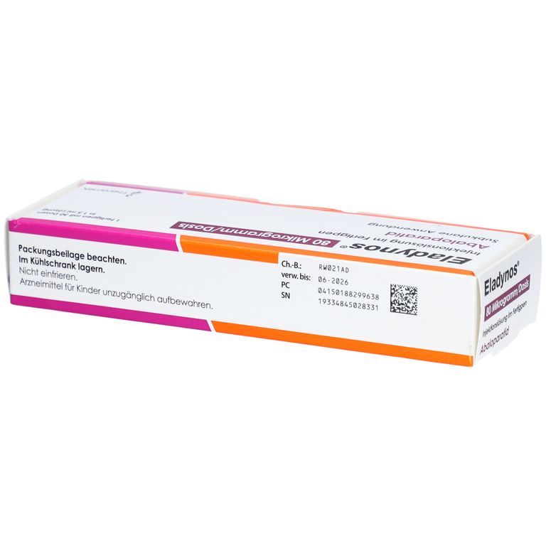 ELADYNOS 80 Mikrogramm/Dosis Inj.-Lsg.im Fertigpen 1 St mit dem E ...