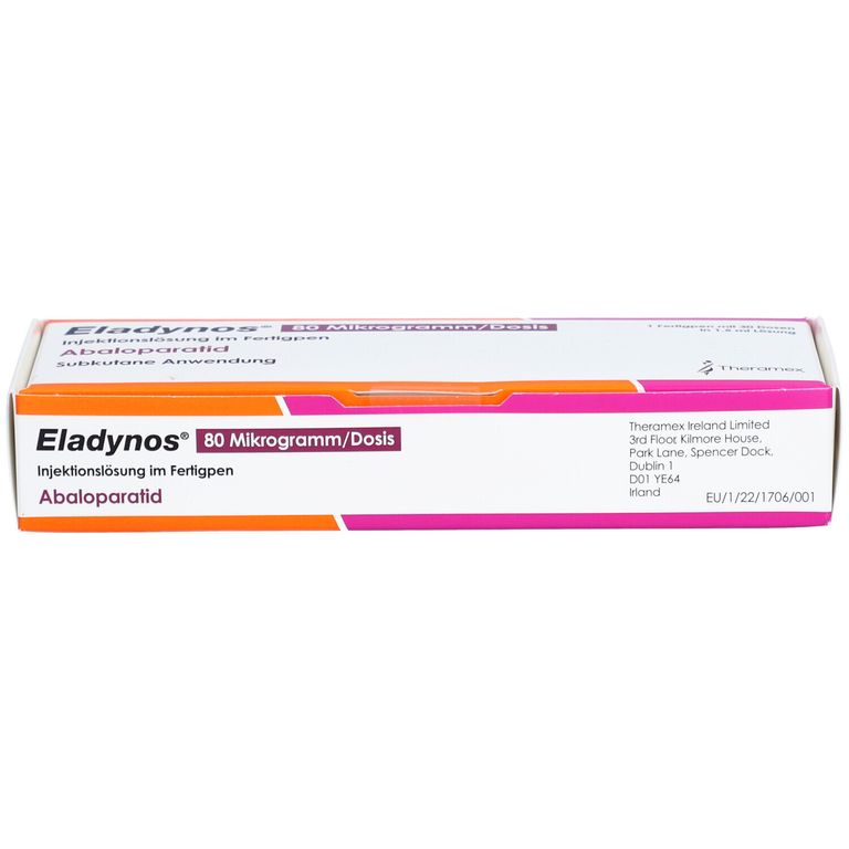 ELADYNOS 80 Mikrogramm/Dosis Inj.-Lsg.im Fertigpen 1 St mit dem E ...