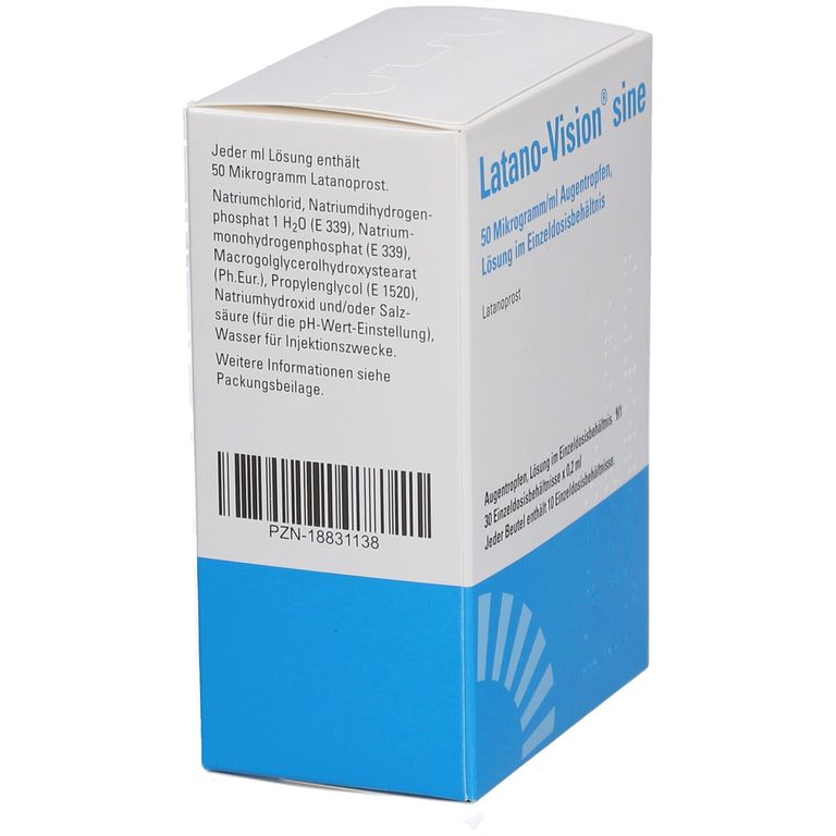 LATANO-Vision sine 50 µg/ml Augentro.Lösung im EDB 30x0,2 ml mit dem E ...