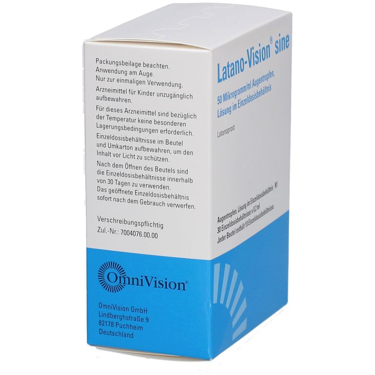 LATANO-Vision sine 50 µg/ml Augentro.Lösung im EDB 30x0,2 ml mit dem E ...