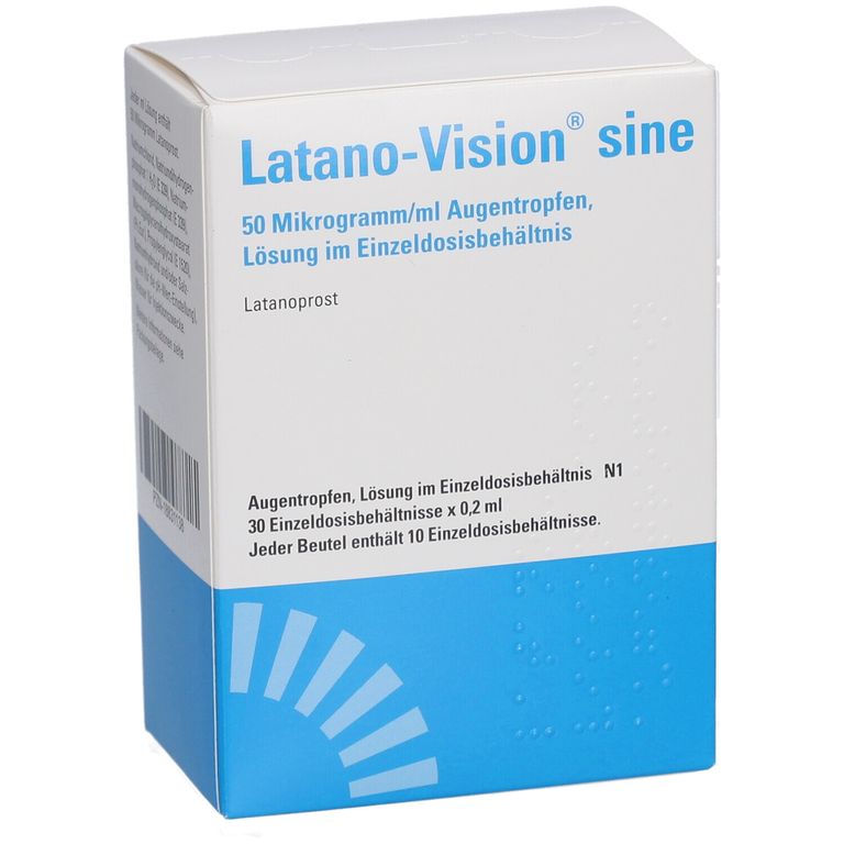 LATANO-Vision sine 50 µg/ml Augentro.Lösung im EDB 30x0,2 ml mit dem E ...