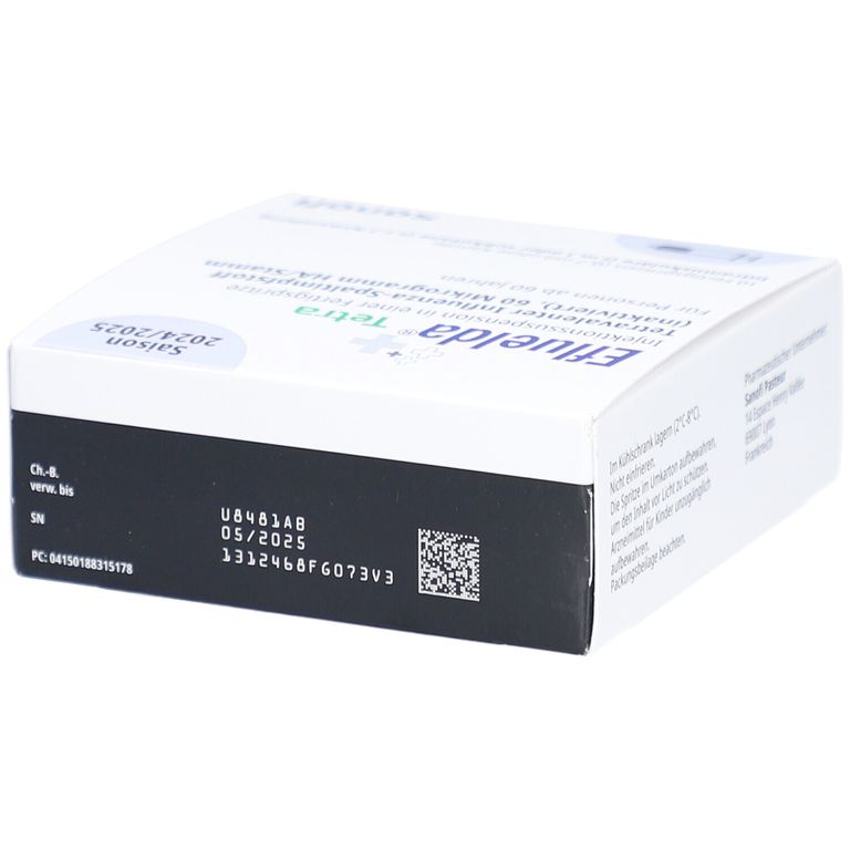 EFLUELDA Tetra 2024/2025 Inj.-Susp.i.e.F.-Sp.o.Kan 10 St mit dem E ...