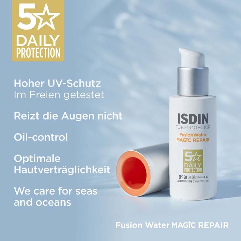 ISDIN Fusion Water MAGIC Repair Anti-Aging Sonnencreme LSF 50 50 ml - Shop Apotheke
