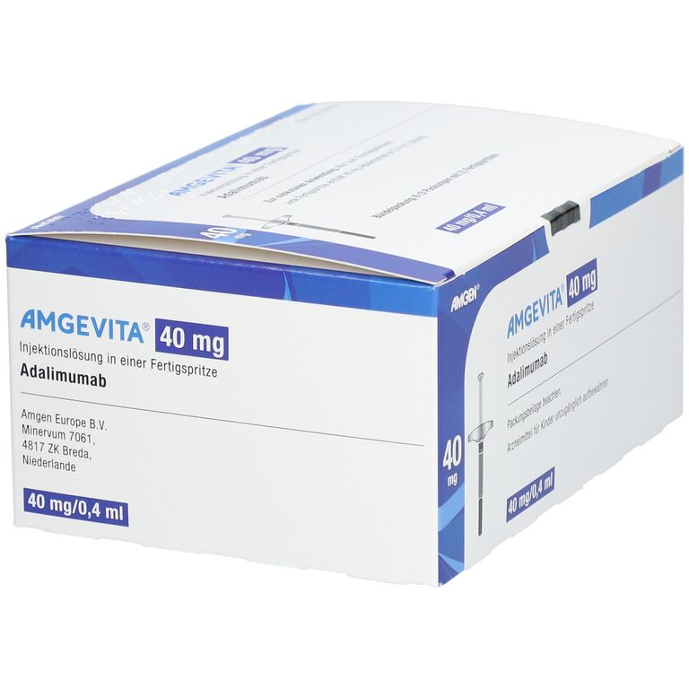 AMGEVITA 40 mg/0,4 ml Inj.-Lösung i.e.Fertigspr. 6 St mit dem E-Rezept kaufen - Shop Apotheke