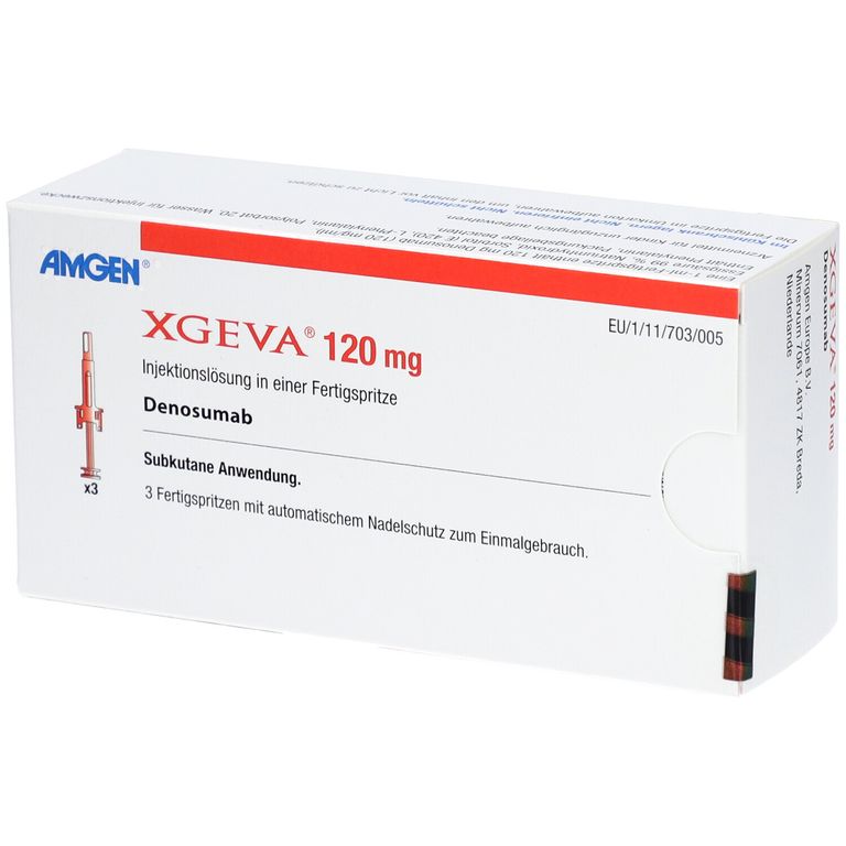 XGEVA 120 mg Injektionslösung i.e.Fertigspritze 3 St mit dem E-Rezept ...