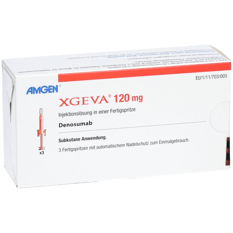 XGEVA 120 mg Injektionslösung i.e.Fertigspritze 3 St mit dem E-Rezept ...