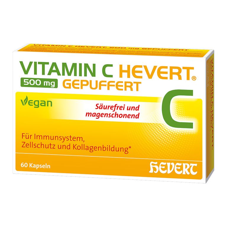 VITAMIN C HEVERT® 500 mg GEPUFFERT 60 St - Shop Apotheke