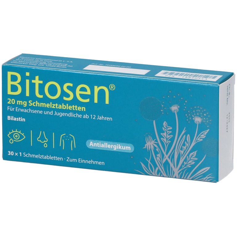 Bitosen® 20 mg Schmelztabletten 30 St - Shop Apotheke