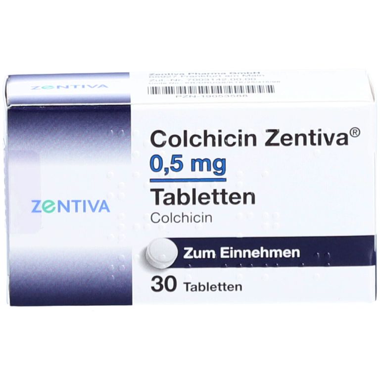 COLCHICIN Zentiva 0,5 mg Tabletten 30 St mit dem E-Rezept kaufen - Shop ...