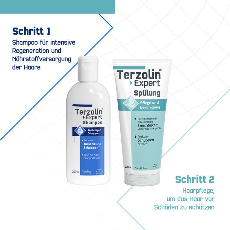 Terzolin® Expert Spülung Pflegender Schutz für Haar & Kopfhaut. Zur ...