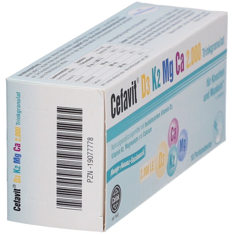 Cefavit® D3 K2 Mg Ca 2.000 Trinkgranulat 10 St - Shop Apotheke