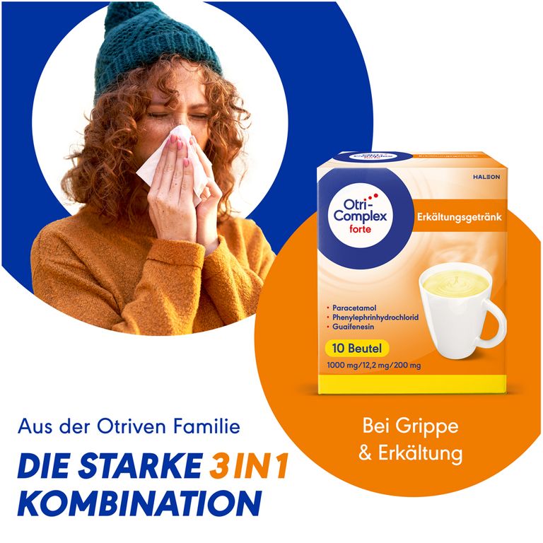 OtriComplex forte Erkältungsgetränk 1000 mg Paracetamol, 12,2 mg ...