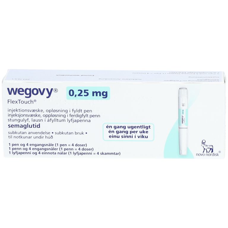 WEGOVY 0,25 mg FlexTouch Injektionslsg.Fertigpen 1x1,5 ml mit dem E ...