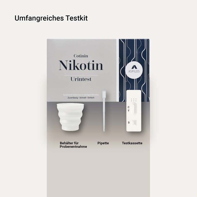 ASPILOS Cotinin Urin Test - Nikotin Selbsttest 1 St - Shop Apotheke