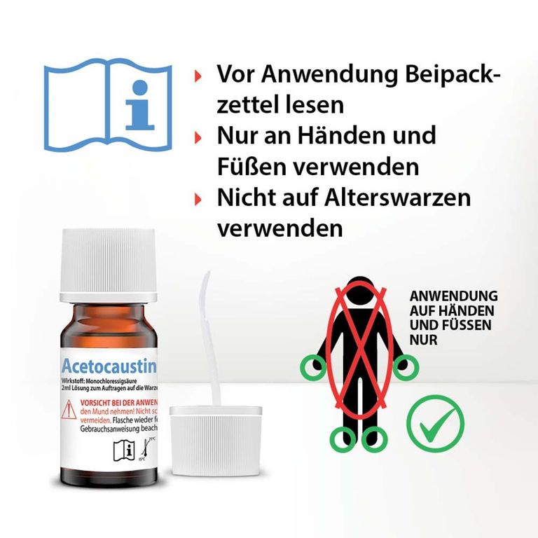 Acetocaustin Lösung Warzenmittel 2 ml - Shop Apotheke