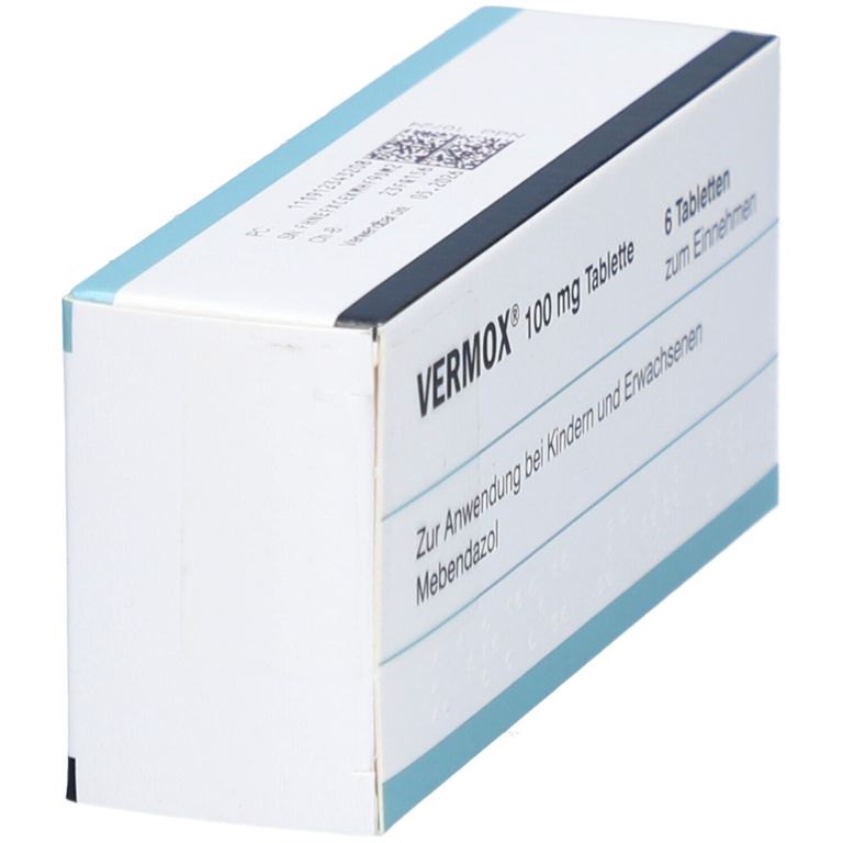 VERMOX 100 mg Tabletten 6 St mit dem E-Rezept kaufen - Shop Apotheke