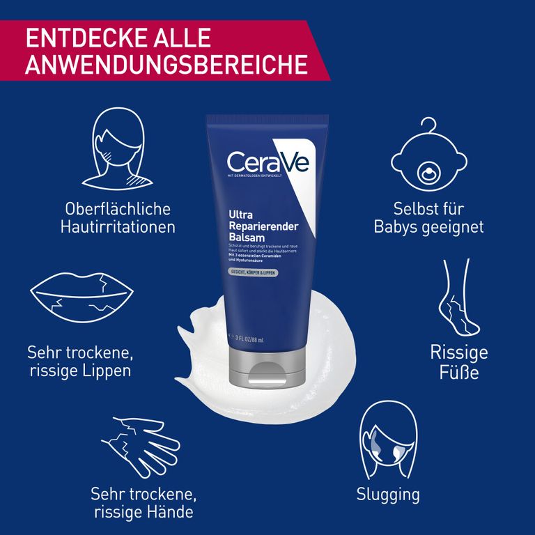 CeraVe Ultra Reparierender Balsam: Schützender und beruhigender Balsam ...