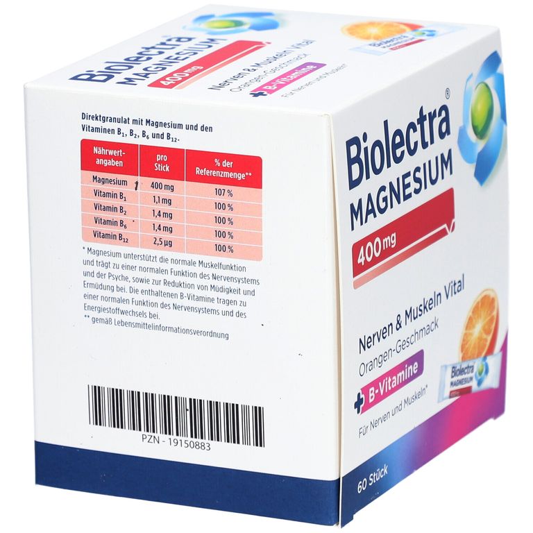 Biolectra® MAGNESIUM 400 mg Nerven & Muskeln Vital - Jetzt 10% Rabatt ...