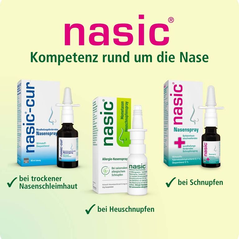 nasic® Mometason Heuschnupfenspray 10g 10 g - Shop Apotheke