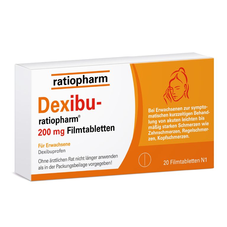 Dexibu Ratiopharm 200mg 20 St - Shop Apotheke