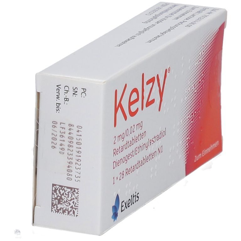 KELZY 2 mg/0,02 mg Retardtabletten 28 St mit dem E-Rezept kaufen - Shop Apotheke