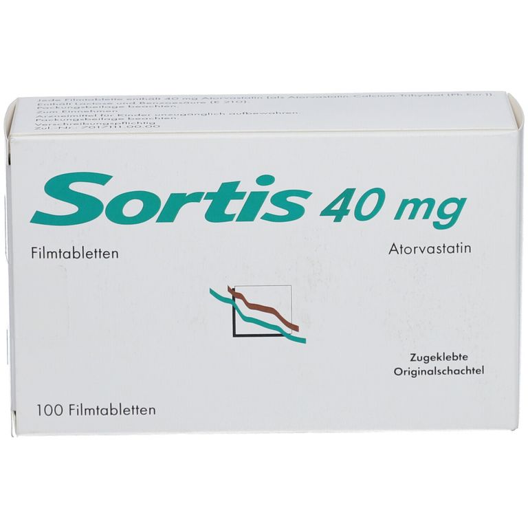SORTIS 40 mg Filmtabletten 100 St mit dem E-Rezept kaufen - Shop Apotheke