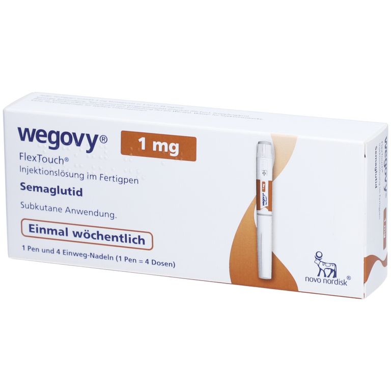 WEGOVY 1 mg FlexTouch Injektionslsg.Fertigpen 1x3 ml mit dem E-Rezept ...