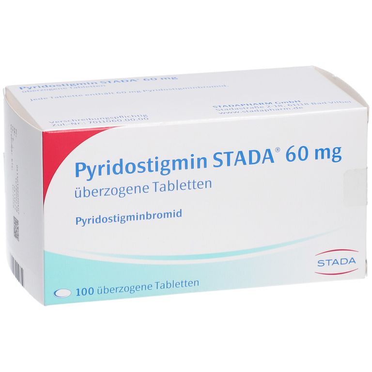 PYRIDOSTIGMIN STADA 60 mg überzogene Tabletten 100 St mit dem E-Rezept ...