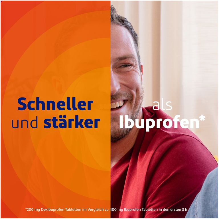 VoltaDexibu Schmerztabletten, Dexibuprofen 200 mg 10 St - Shop Apotheke