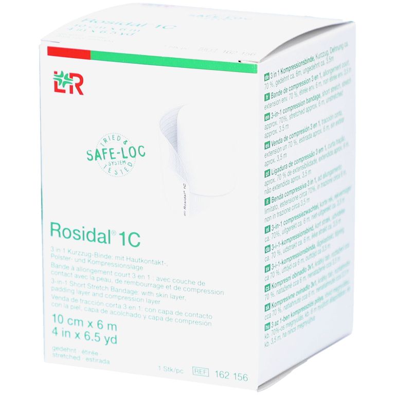 Rosidal® 1C 3-in-1 Kurzzugbinde 10 cm x 6 m 1 St - Shop Apotheke