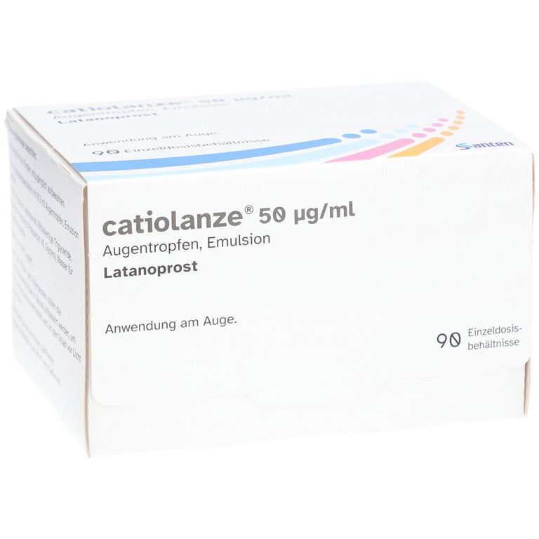 CATIOLANZE 50 Mikrogramm/ml Augentropfen Emulsion 90x0,3 ml mit dem E ...