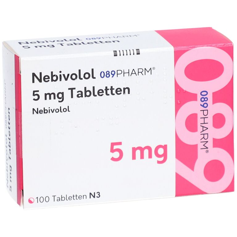 NEBIVOLOL 089PHARM 5 mg Tabletten 100 St mit dem E-Rezept kaufen - Shop ...