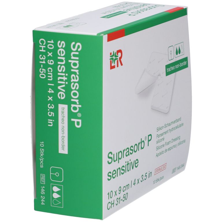 Suprasorb® P sensitive non-border Silikon-Schaumverband 10 x 9 cm 10 St ...