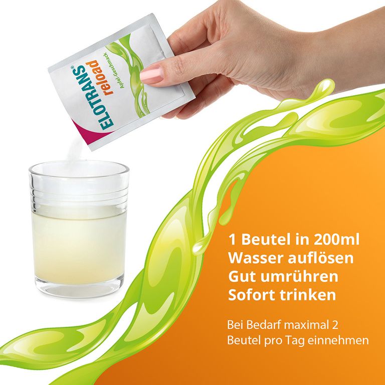 ELOTRANS® reload Apfel-Geschmack 15x7,45 g - Shop Apotheke