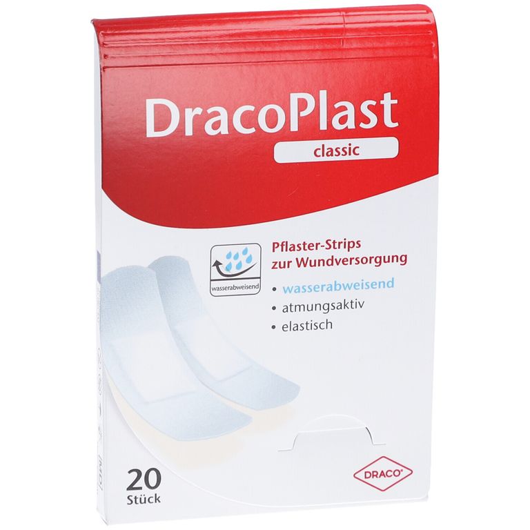 DracoPlast® Classic Pflasterstrips weiß 20 St - Shop Apotheke