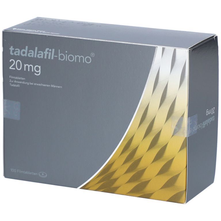 TADALAFIL-biomo 20 mg Filmtabletten 100 St mit dem E-Rezept kaufen ...