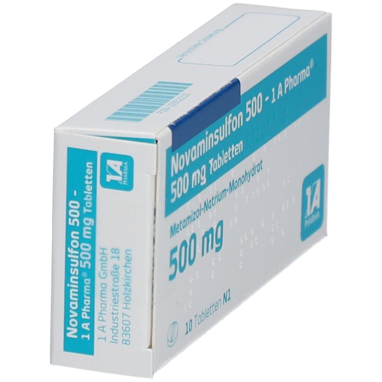 NOVAMINSULFON 500-1A Pharma Tabletten 10 St mit dem E-Rezept kaufen ...