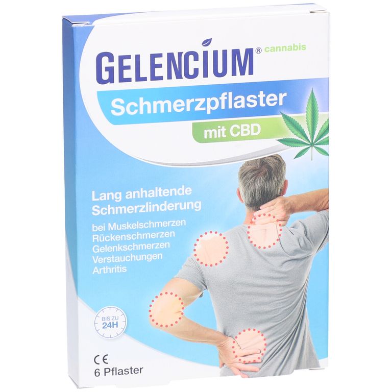 Gelencium Schmerzpflaster mit CBD 6 St - Shop Apotheke