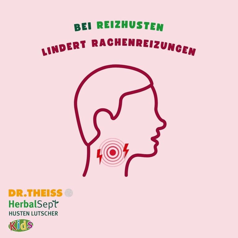 DR. THEISS HerbalSept Husten Lutscher Kids 6 St - Shop Apotheke