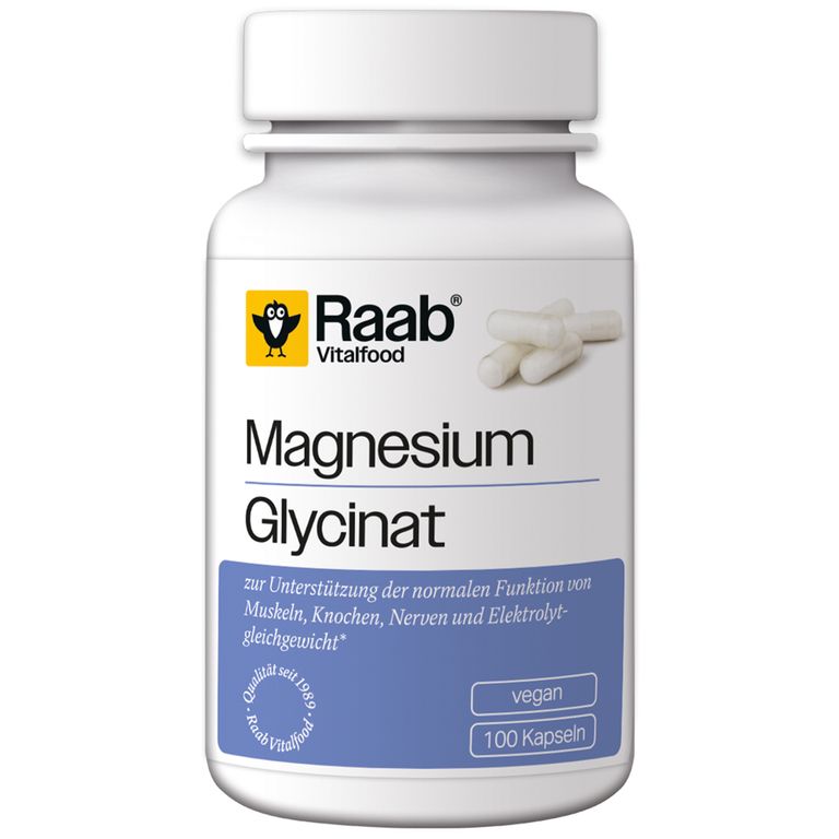 Raab Vitalfood Magnesiumglycinat Kapseln 100 St - Shop Apotheke