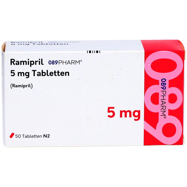 RAMIPRIL 089PHARM 5 mg Tabletten 50 St mit dem E-Rezept kaufen - Shop ...