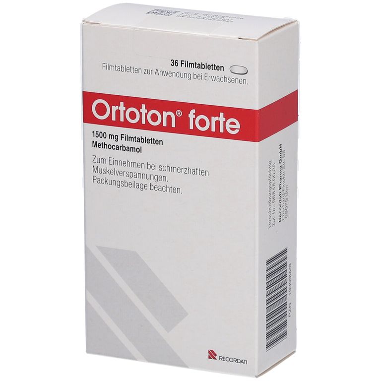 ORTOTON forte 1500 mg Filmtabletten 36 St mit dem E-Rezept kaufen ...