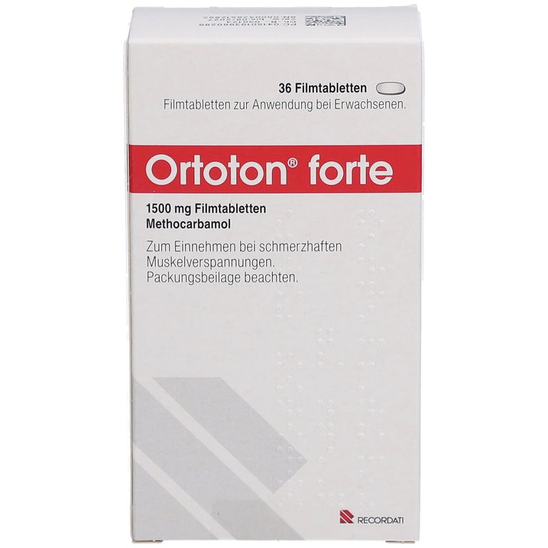ORTOTON forte 1500 mg Filmtabletten 36 St mit dem E-Rezept kaufen ...