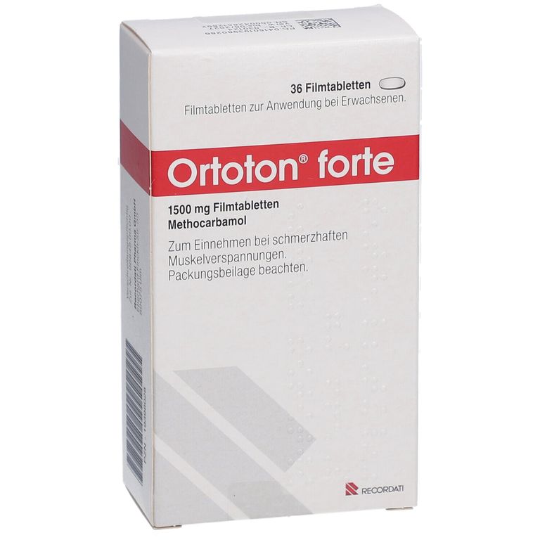 ORTOTON forte 1500 mg Filmtabletten 36 St mit dem E-Rezept kaufen ...