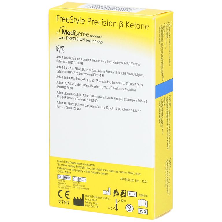 Abbott FreeStyle Precision β-Ketone Teststreifen 10 St - Shop Apotheke