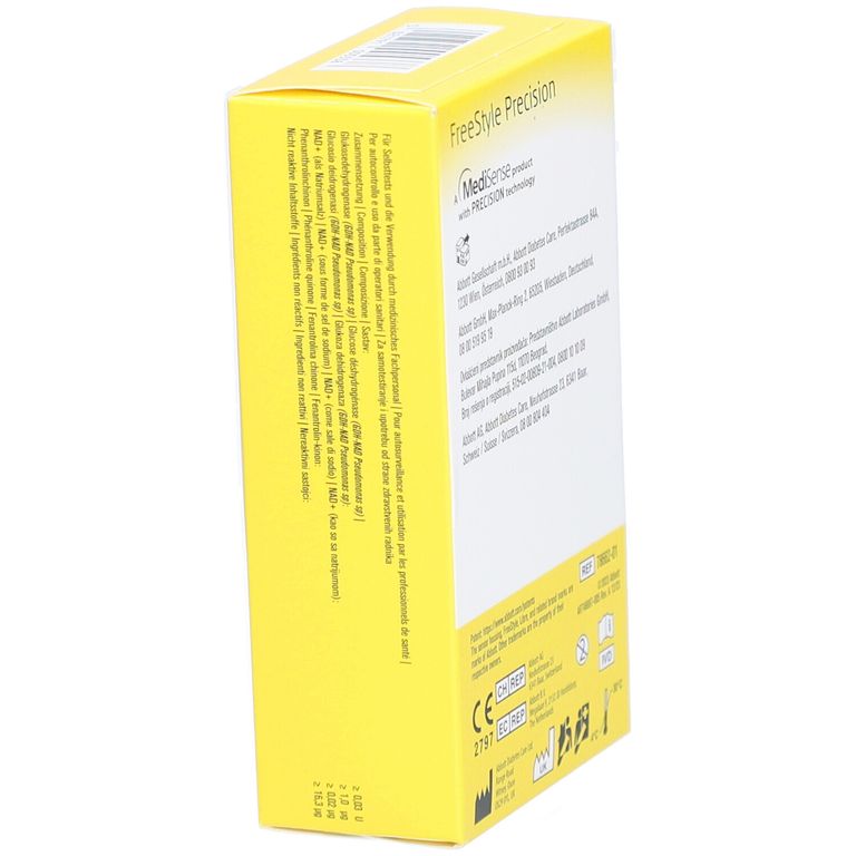 Abbott FreeStyle Precision Blutzucker-Teststreifen 100 St - Shop Apotheke