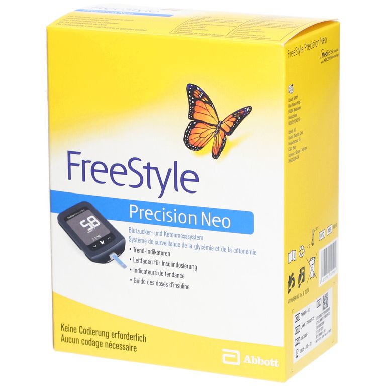 FreeStyle® Precision Neo Blutzucker-/Ketonmessgerät mmol/l 1 St - Shop ...