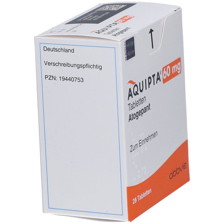 AQUIPTA 60 mg Tabletten 28 St mit dem E-Rezept kaufen - Shop Apotheke